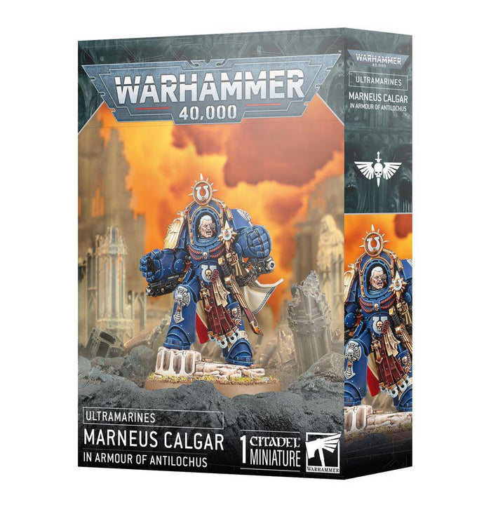 Warhammer 40k - Ultramarines - Marneus Calgar in Armor of Antilochus ...