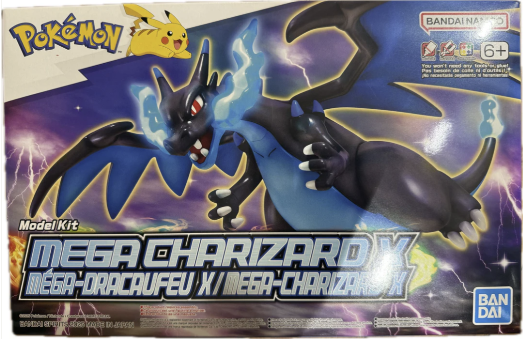 Bandai - Pokemon - Mega Charizard X Scale Model Kit| Gamers N Geeks