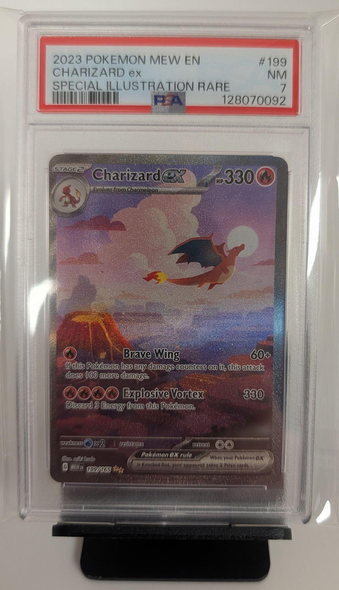 Graded Card - Pokemon - Charizard ex #199 SIR PSA 7 NM| Gamers N Geeks