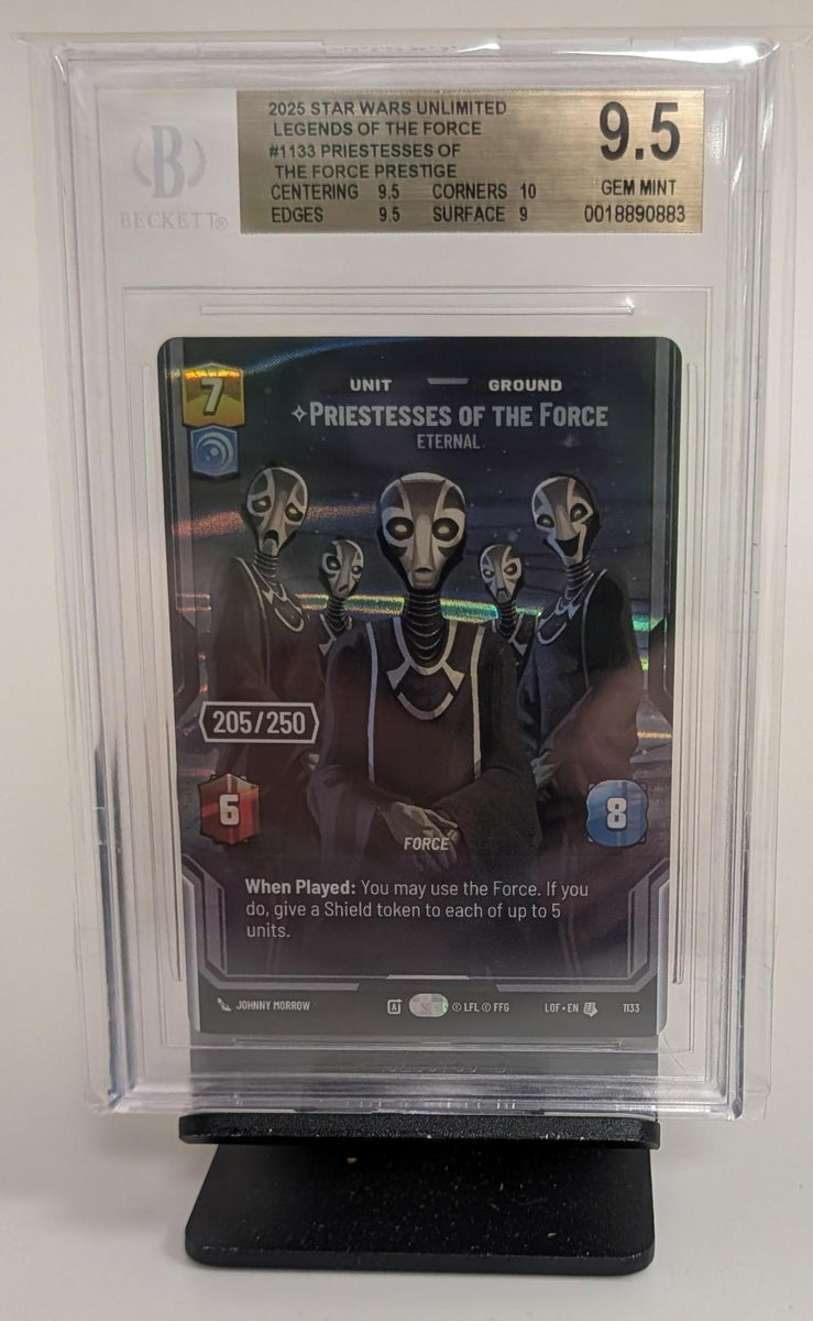 Graded Card - Star Wars Unlimited - Priestesses of the Force #1133 SER ...